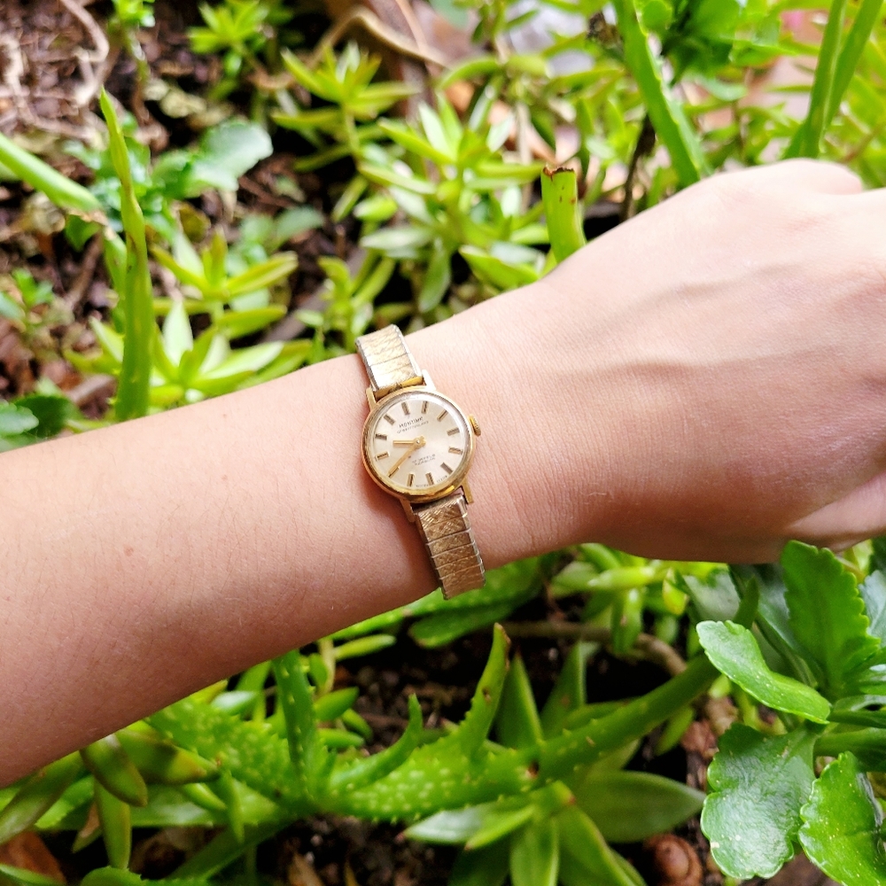 Vintage Swiss Montine 17 Jewels Incablox Gold Classic… - Gem